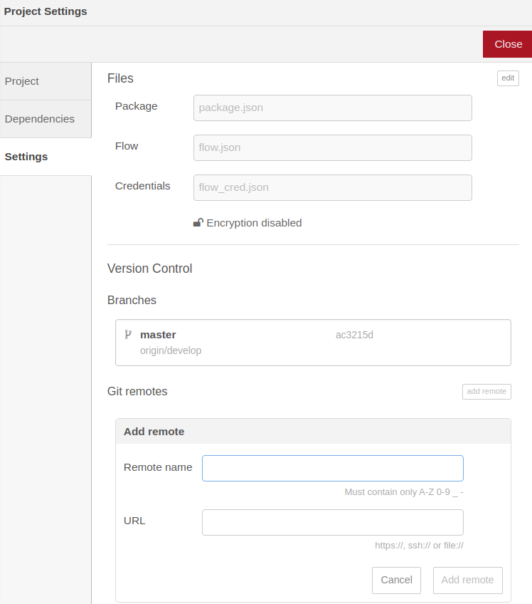 Node-RED - eMOD Platform