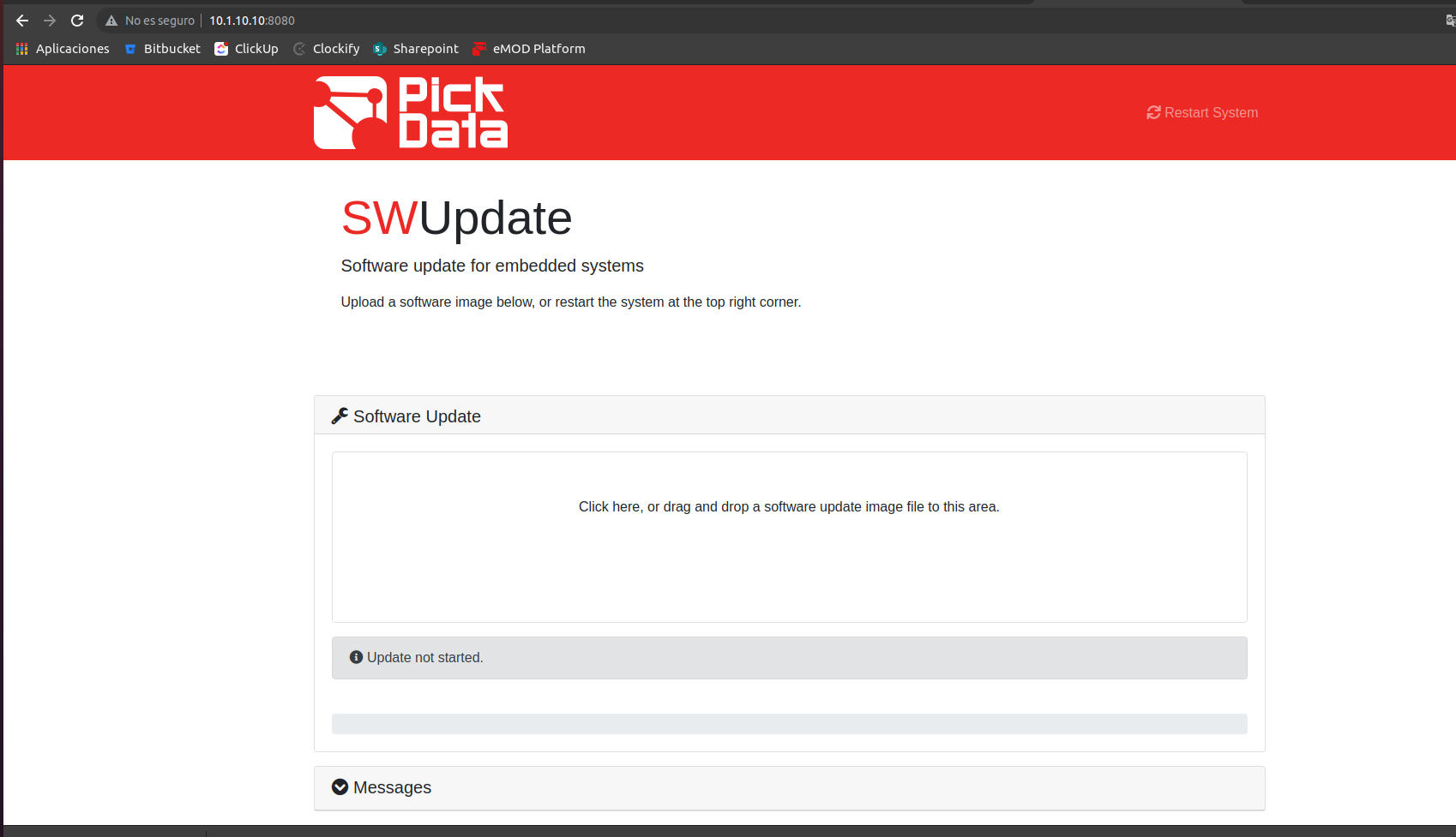 Software Update - eMOD Platform